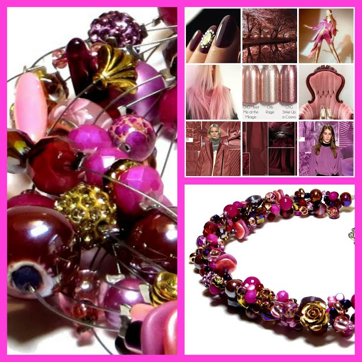 raspberry & gold | glamjulz