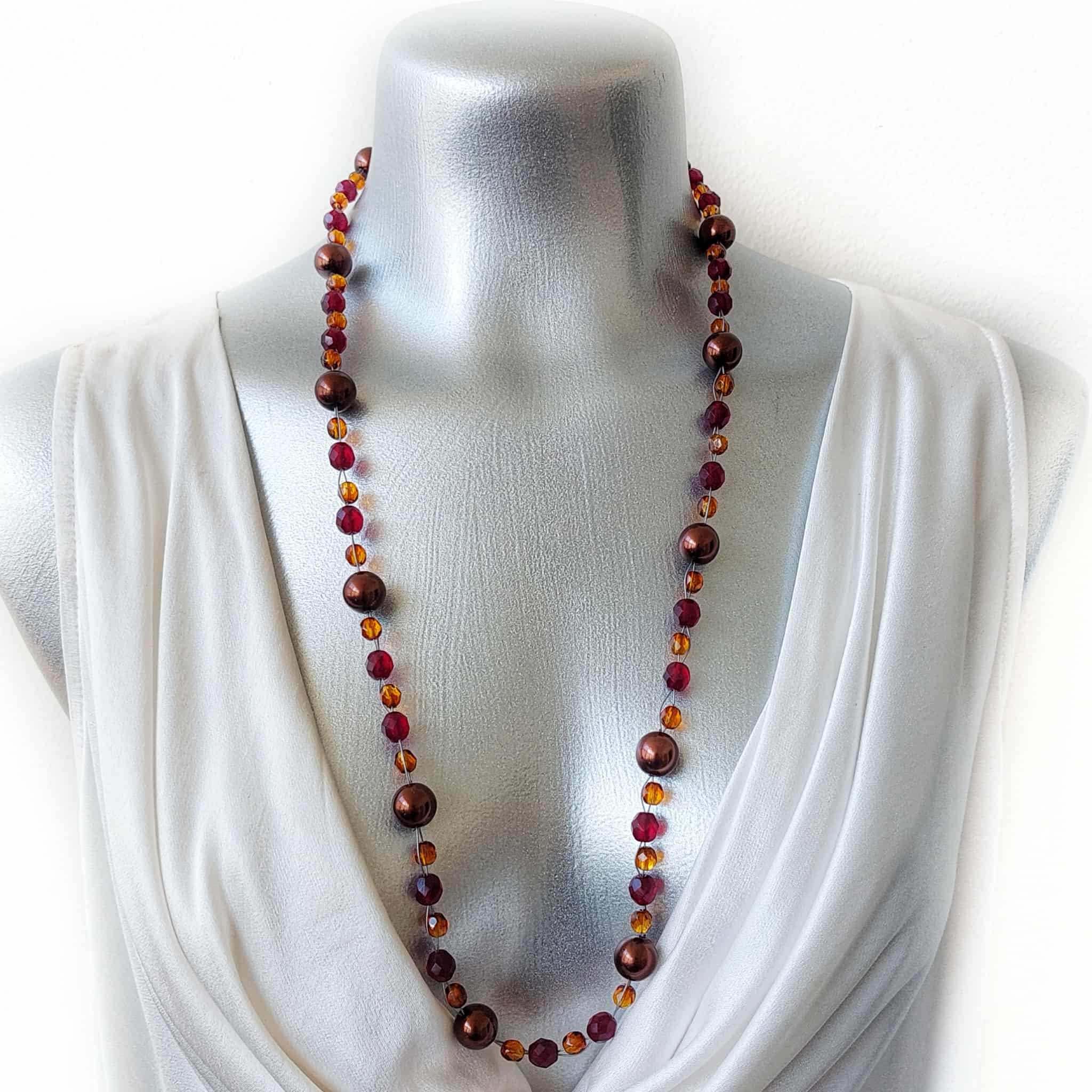 vintage julz – circa 2005 – wire woven necklace – cocoa | glamjulz